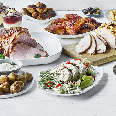 Den store buffet • Kokken & Jomfruen