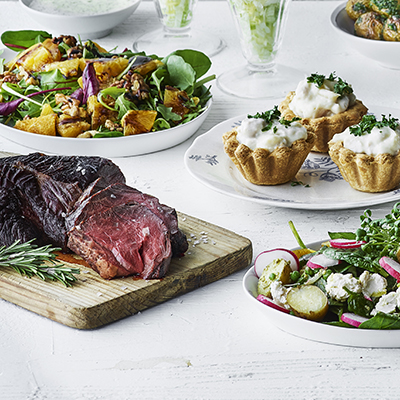 Kæmpe konfirmationsbuffet (14 retter) • Kokken & Jomfruen